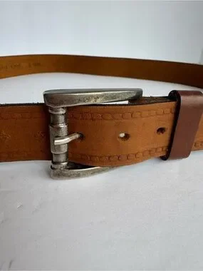 Bench Craft | Accessories | Bench Craft Southwestern Leather Belt Mens ...